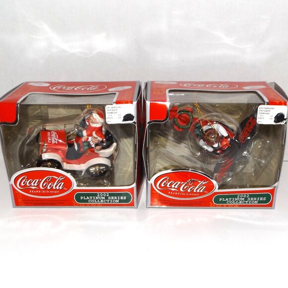 Coca Cola | Holiday | 2 Coca Cola Collectible Platinum Series Christmas ...